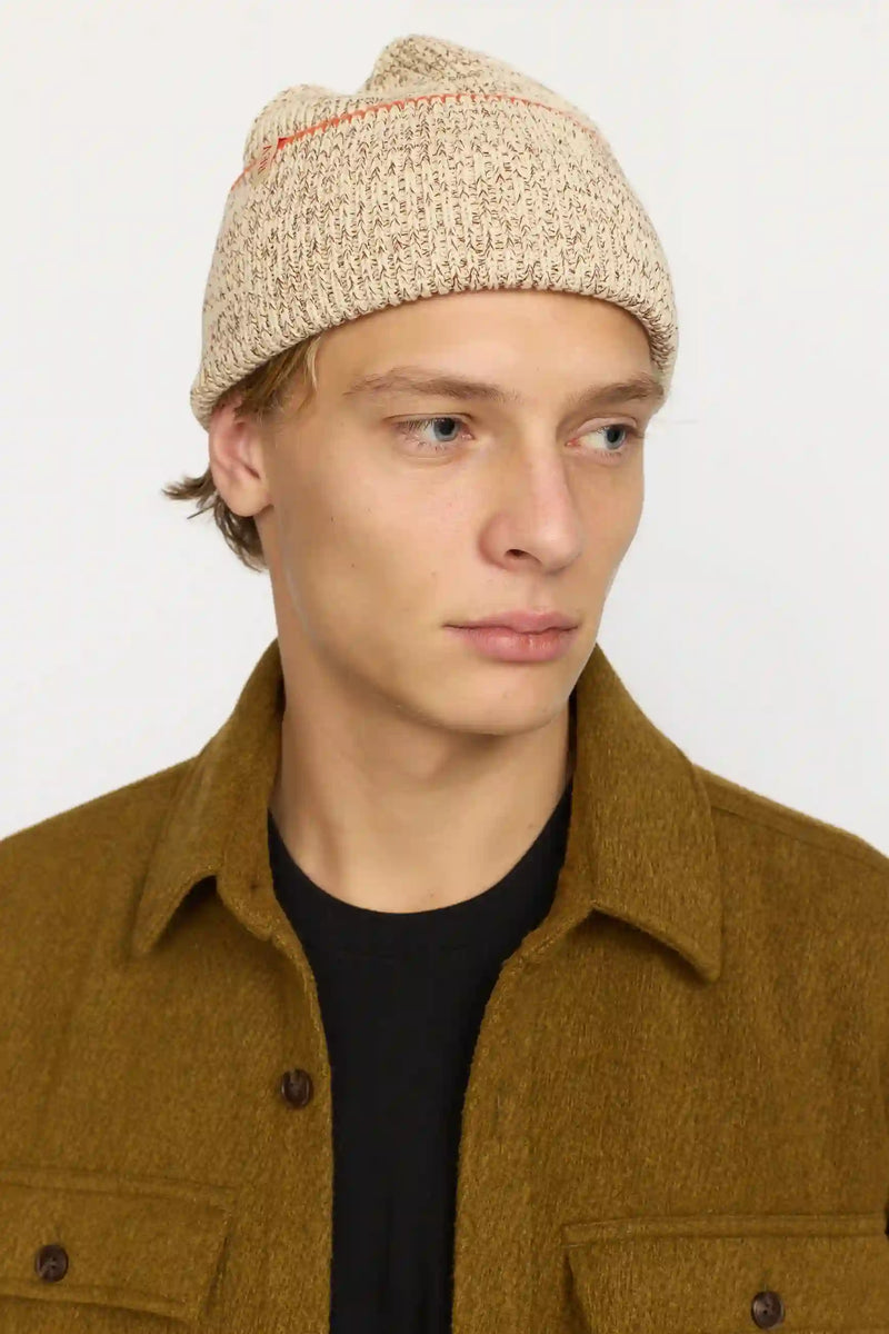 Revolution Big Fold Up Beanie - Off White – White Feather Boutique